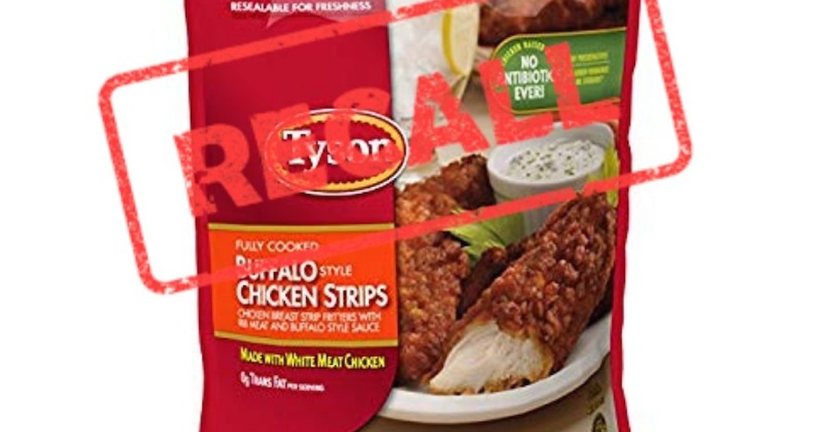Tyson Recalls 69,000 Pounds Of Chicken Strips | Recent News ... Tyson Recalls 69,000 Pounds Of Chicken Strips | Recent News ...